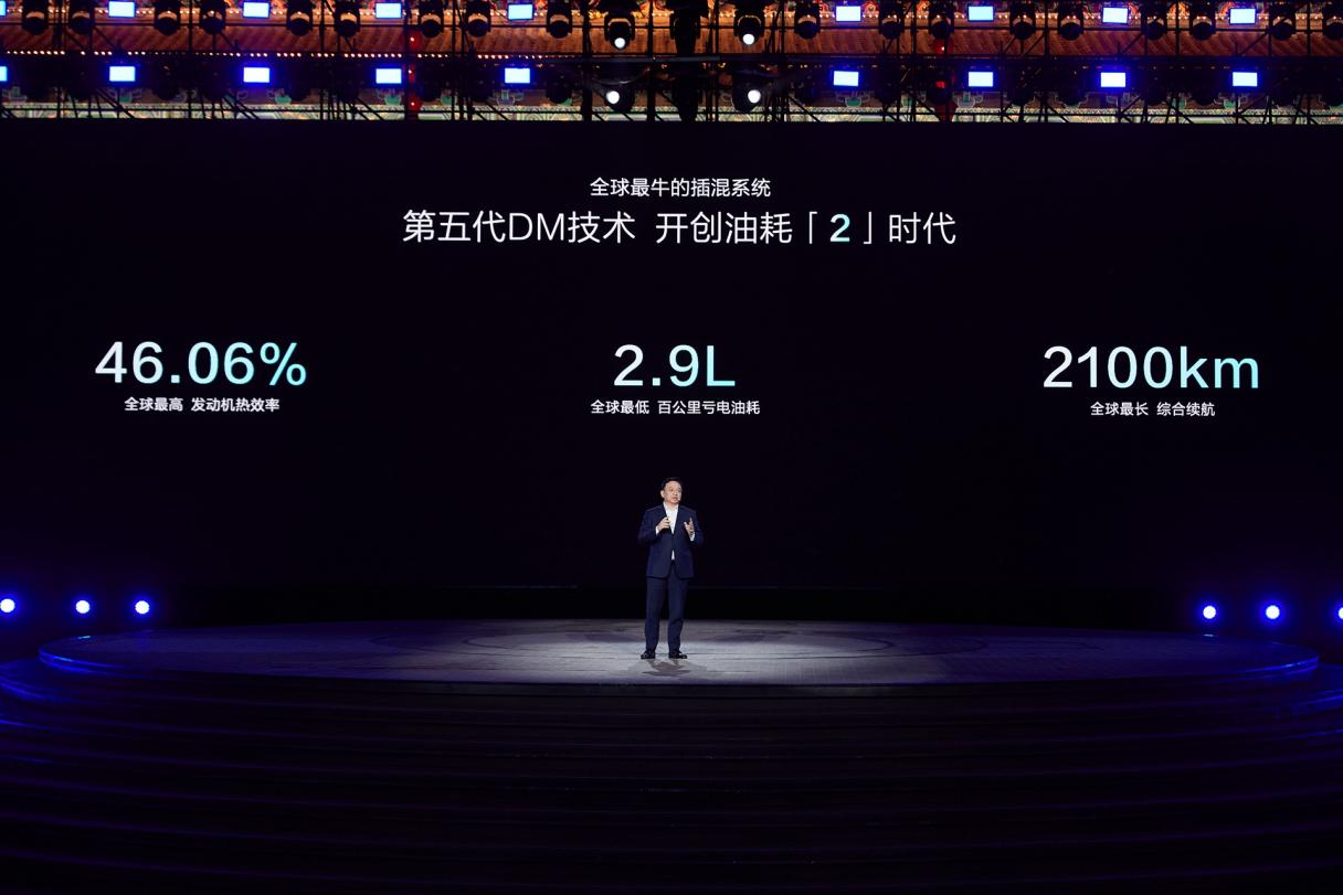 比亚迪第五代DM技术发布 热效率46.06% 油耗2.9L 续航2100km_比亚迪(002594)股吧_东方财富网股吧