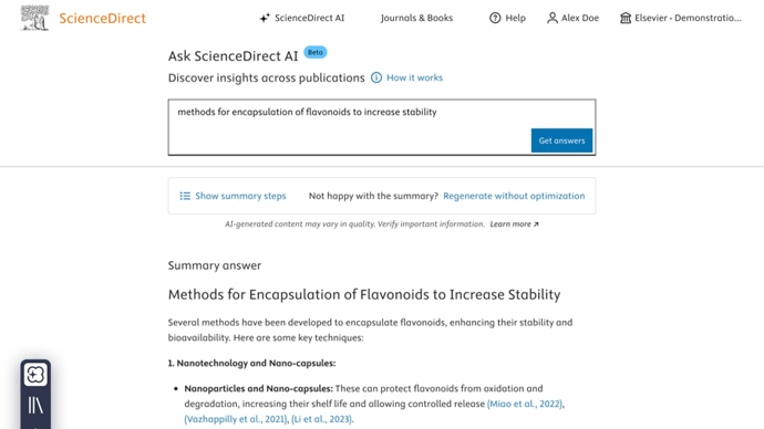 科研打工人又添AI“神器” 爱思唯尔发布ScienceDirect AI _ 东方财富网