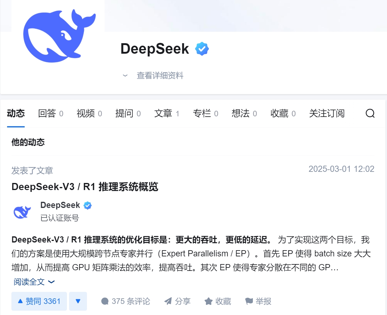 DeepSeek首次披露：理论成本利润率545% _ 东方财富网